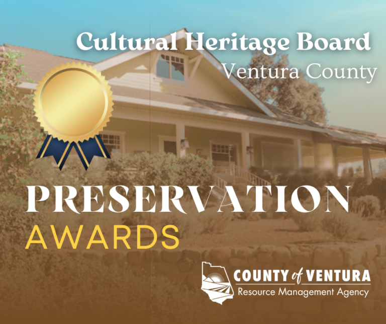 Historic Preservation Awards - Ventura County Resource Management Agency